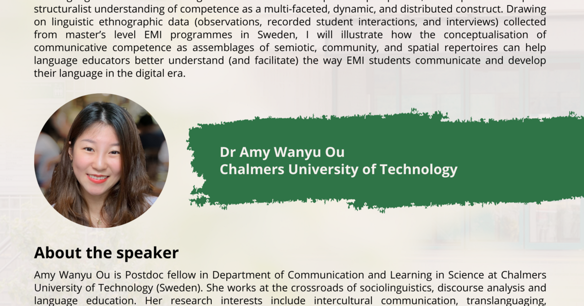 Towards a repertoire assemblage model of communicative competence in ...