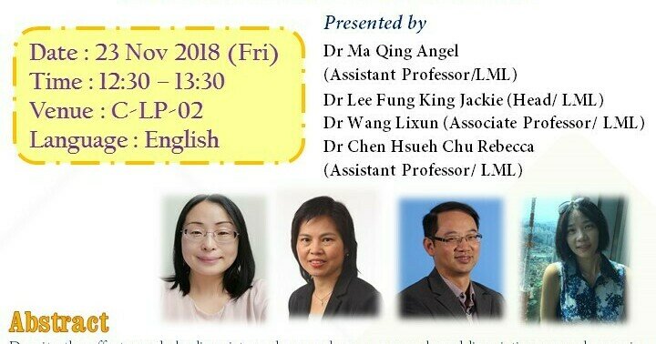 KT Sharing Session - Educational Linguistics 2.0 – The Use of Corpora ...