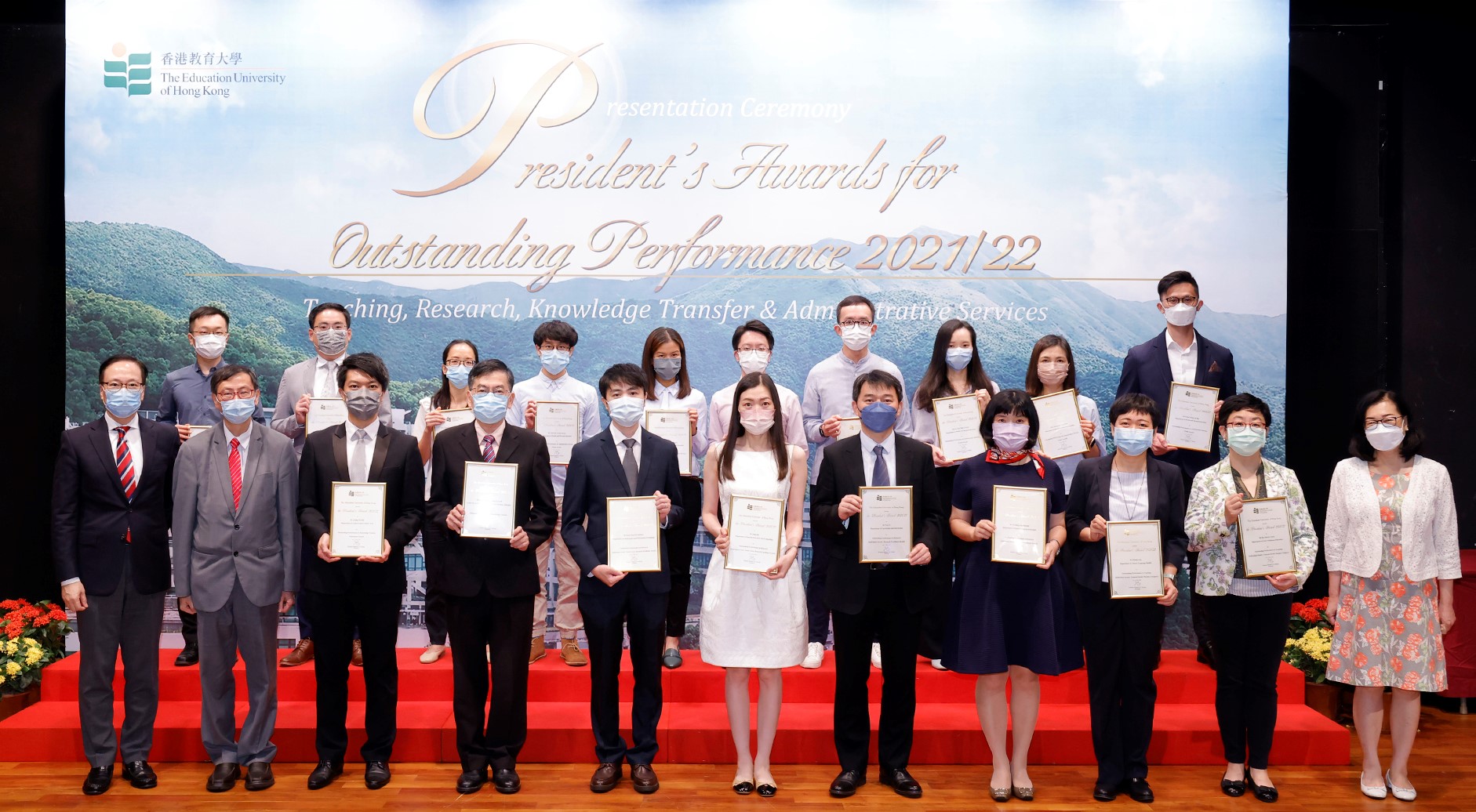 A big round of applause to awardees of the President’s Awards for ...