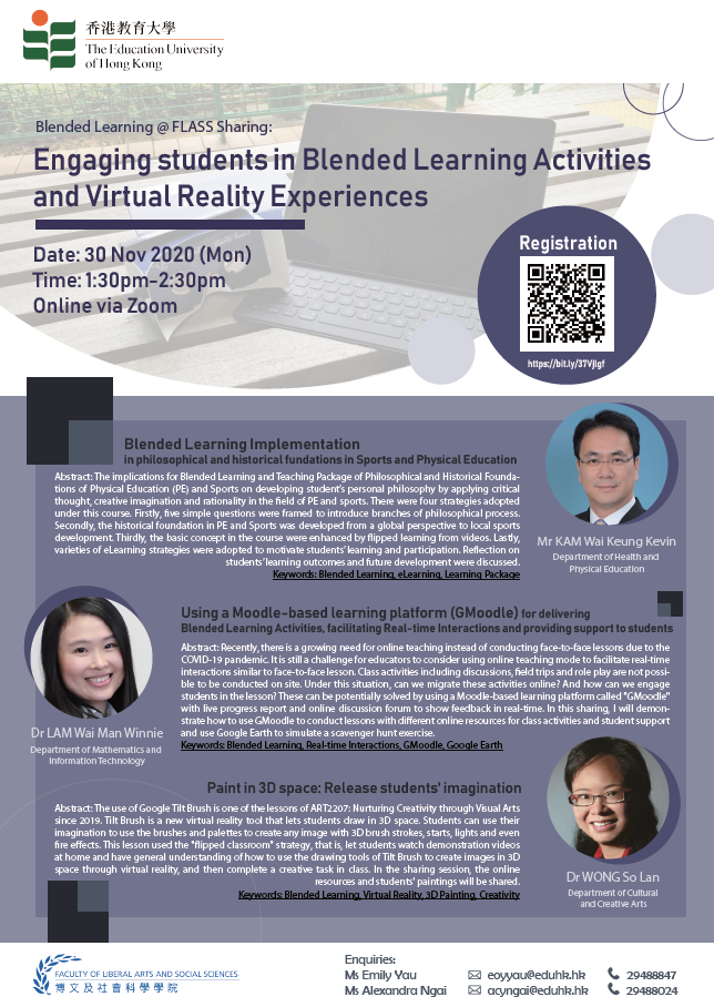 Blended Learning @FLASS sharing seminar: Engaging students in Blended ... Blended Learning @FLASS sharing seminar: Engaging students in Blended ...