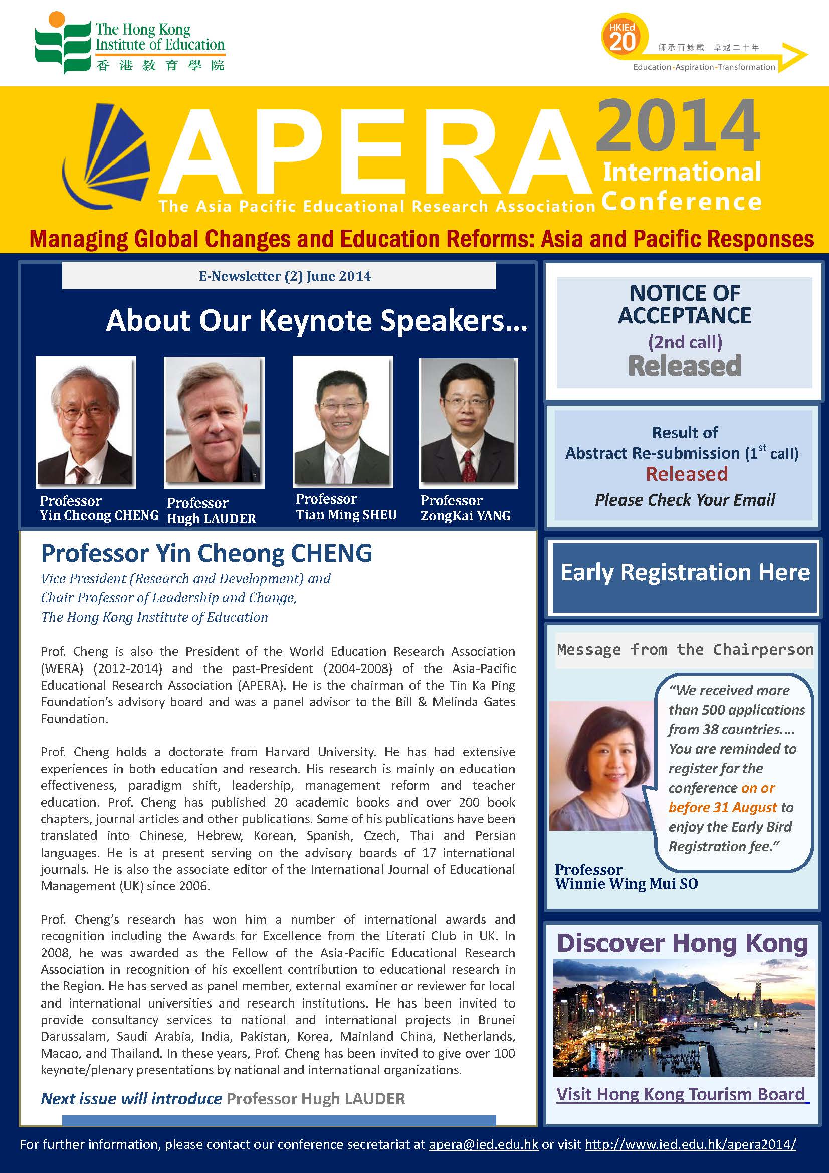 The Asia Pacific Educational Research Association International ...