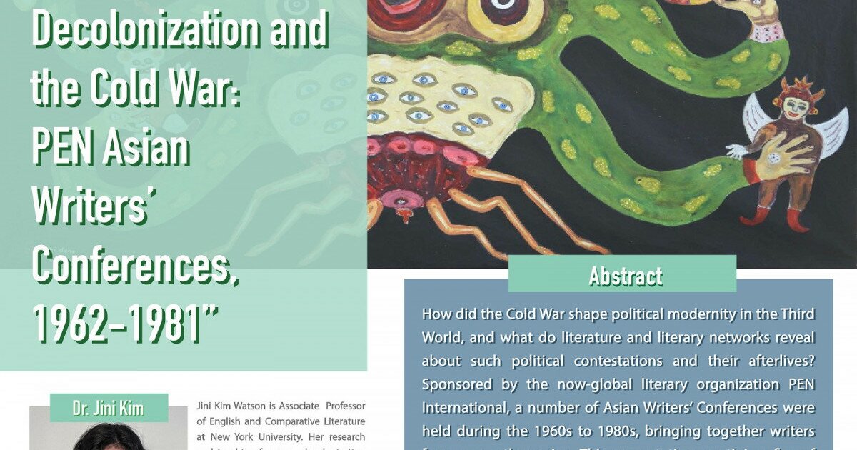 Writing Freedom between Decolonization and the Cold War: PEN Asian ...