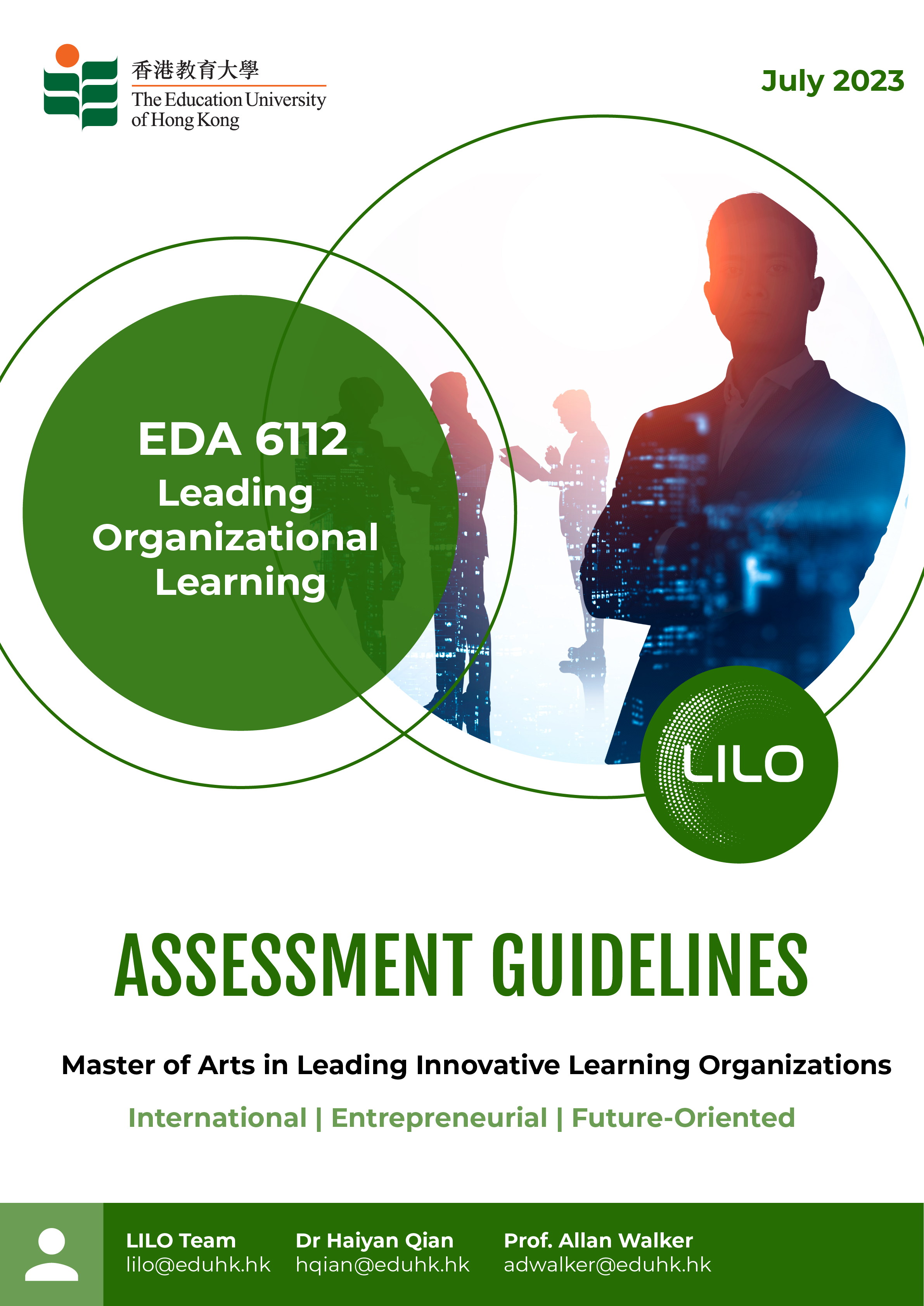 The Master of Arts in Leading Innovative Learning Organizations (LILO)