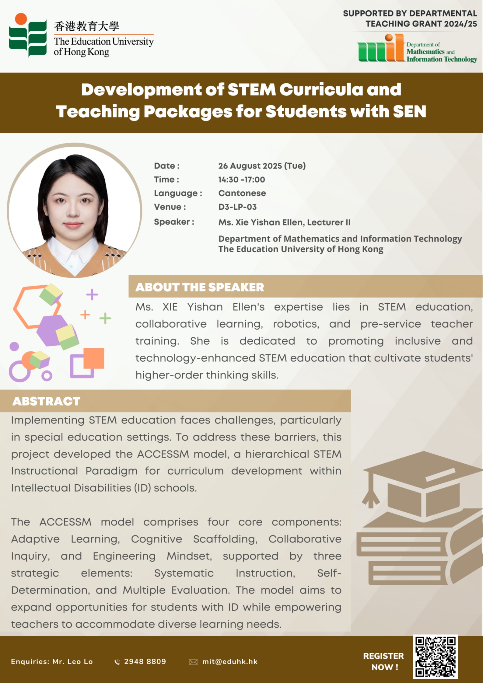 Events - Department of Mathematics and Information Technology