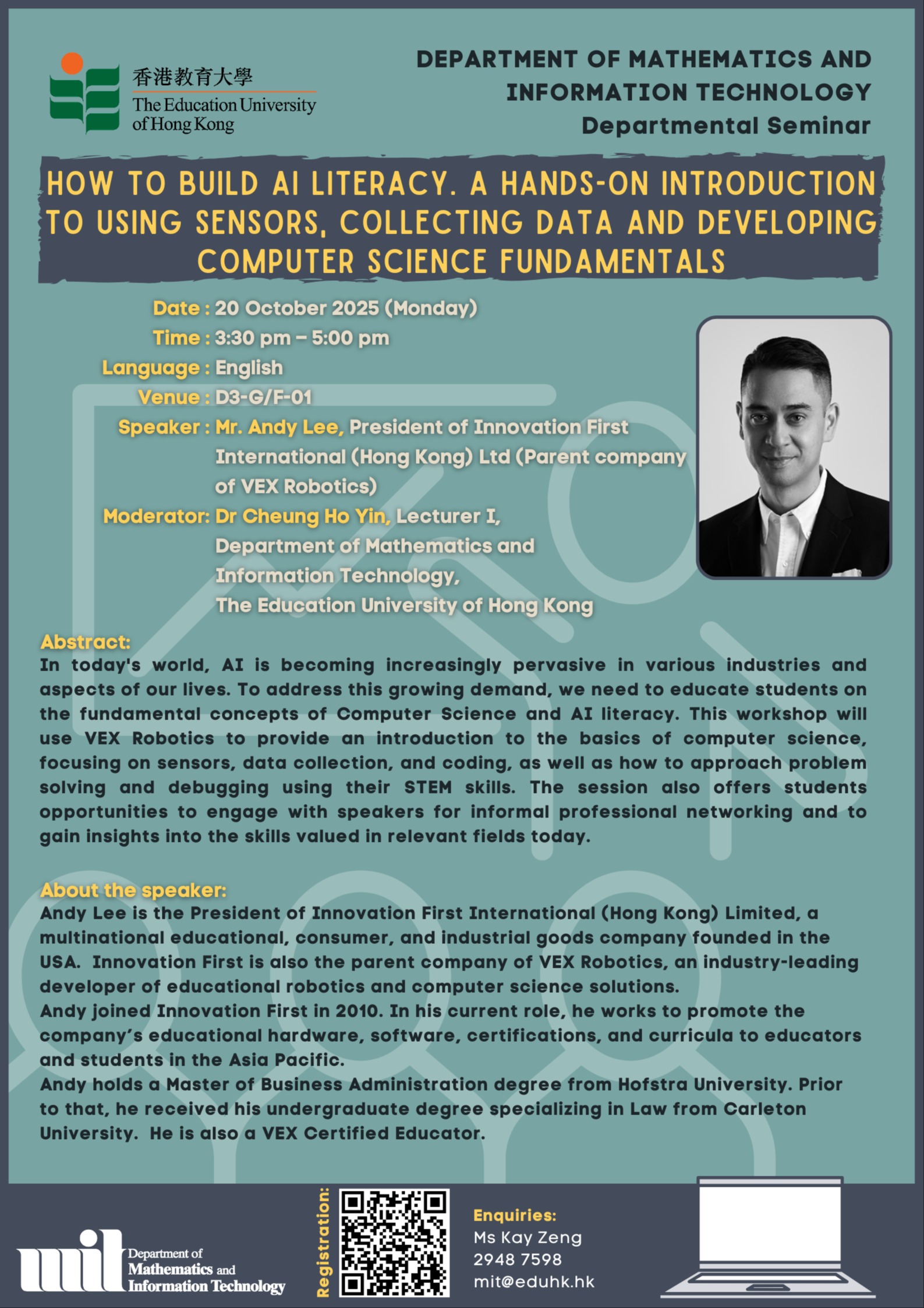 Events - Department of Mathematics and Information Technology